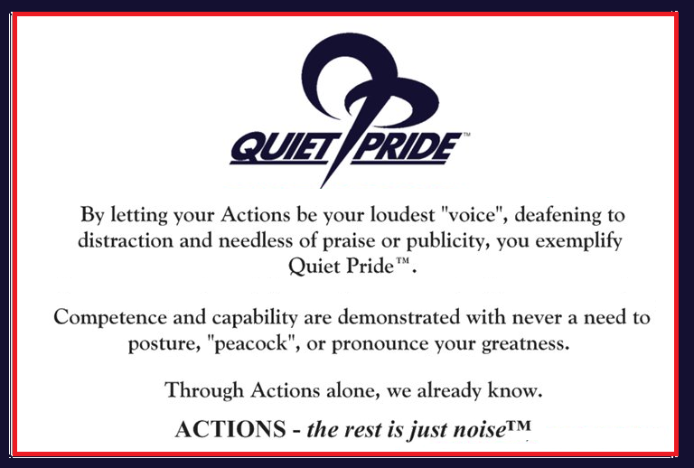 Peak Mental Performance Coaching - Quiet Pride